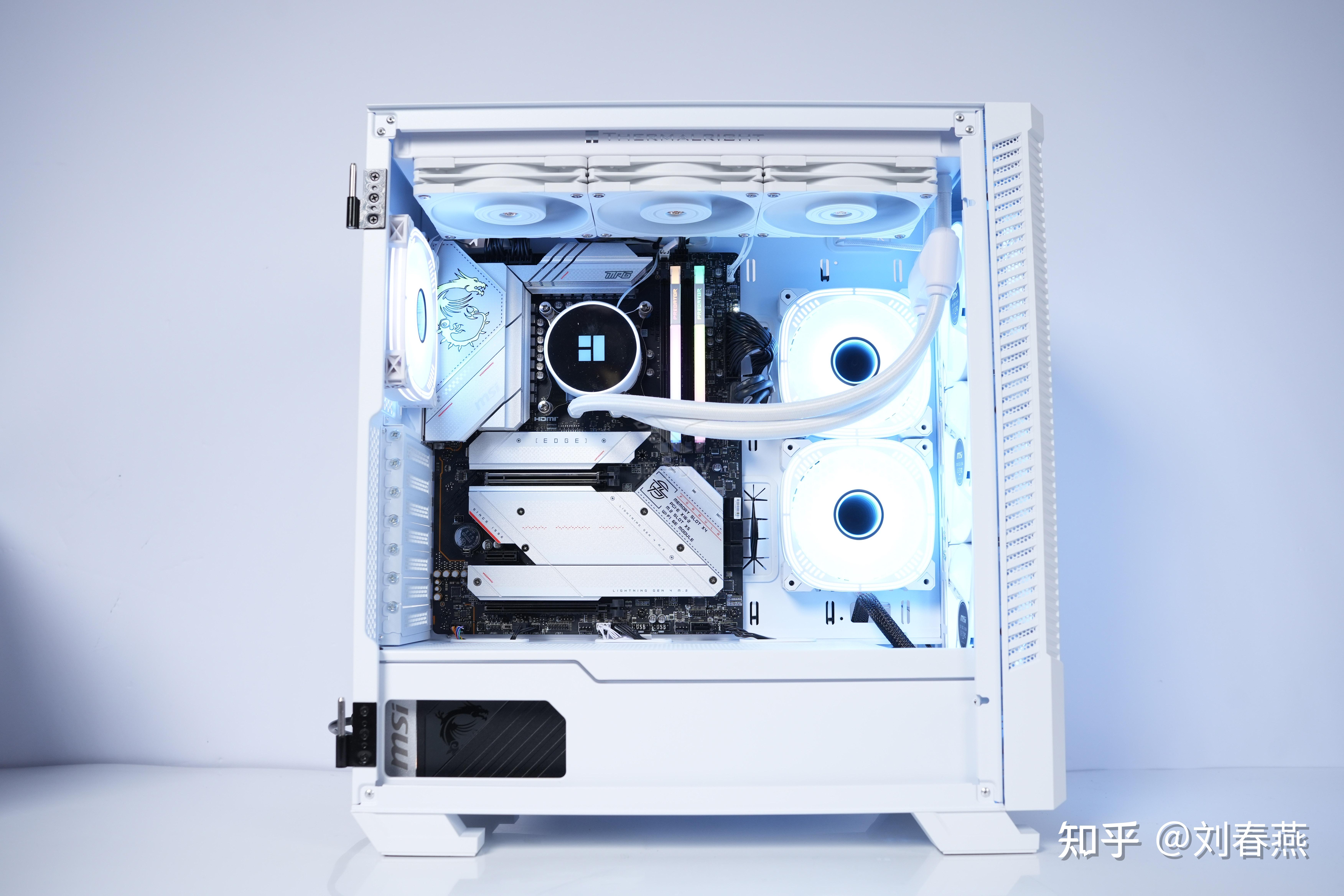 微星 MPG VELOX 100R WHITE 刀锋 机箱( 白色) 装机实拍 - 知乎