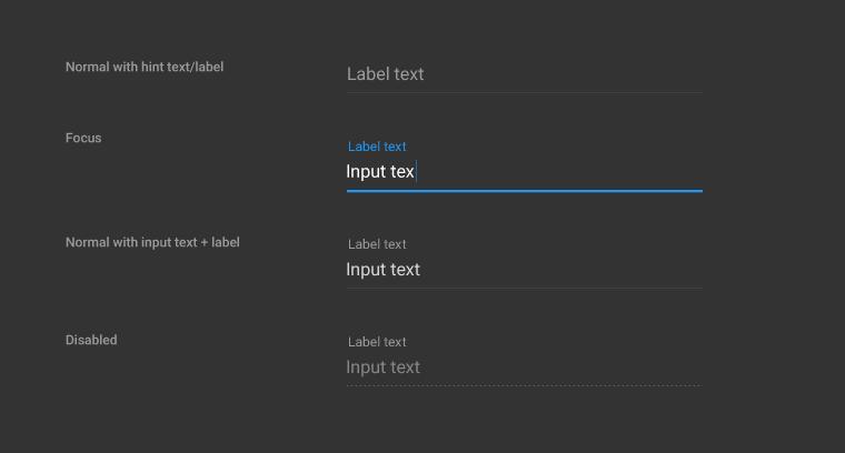 Material Design 的UI组件设计：Text fields文本框 （上） - 知乎