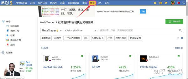 浅谈外汇MQL5社区信号跟单——金狐外汇论坛原创——看完这篇文章，你也是外汇MQL5信号跟单高手 - 知乎