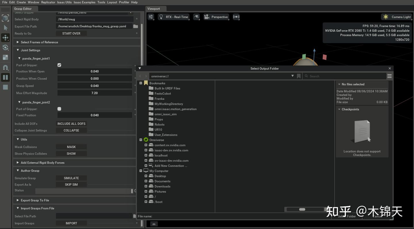 【Isaac Sim 4.5.0】Tools and Tutorials - Robot Setup - Grasp Editor - 知乎
