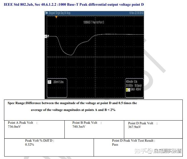 什么是1000M BASE-T以太网信号测试？启威测实测案例带你了解1G BASE-T信号测试！ - 知乎