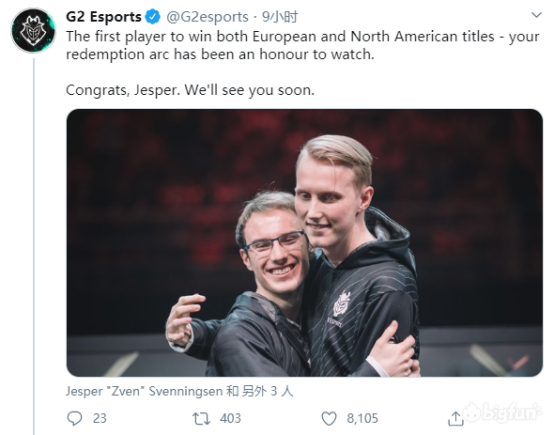 G2轻取FNC再夺LEC冠军，赛后G2全员化身“微博王” - 知乎