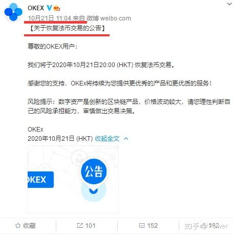 OKEx恢复法币交易提振市场信心，BTC迎来加速上涨 - 知乎