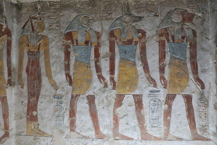 埃及-帝王谷-法老墓(女法老Twosret与Setnakhte双墓)彩绘壁画【100多幅图】 - 知乎