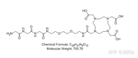 GGG-PEG2-DOTA能与多种金属离子形成稳定螯合物 - 知乎
