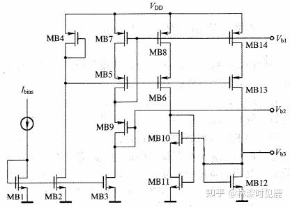 关于Cascode运放的偏置电路 - 知乎