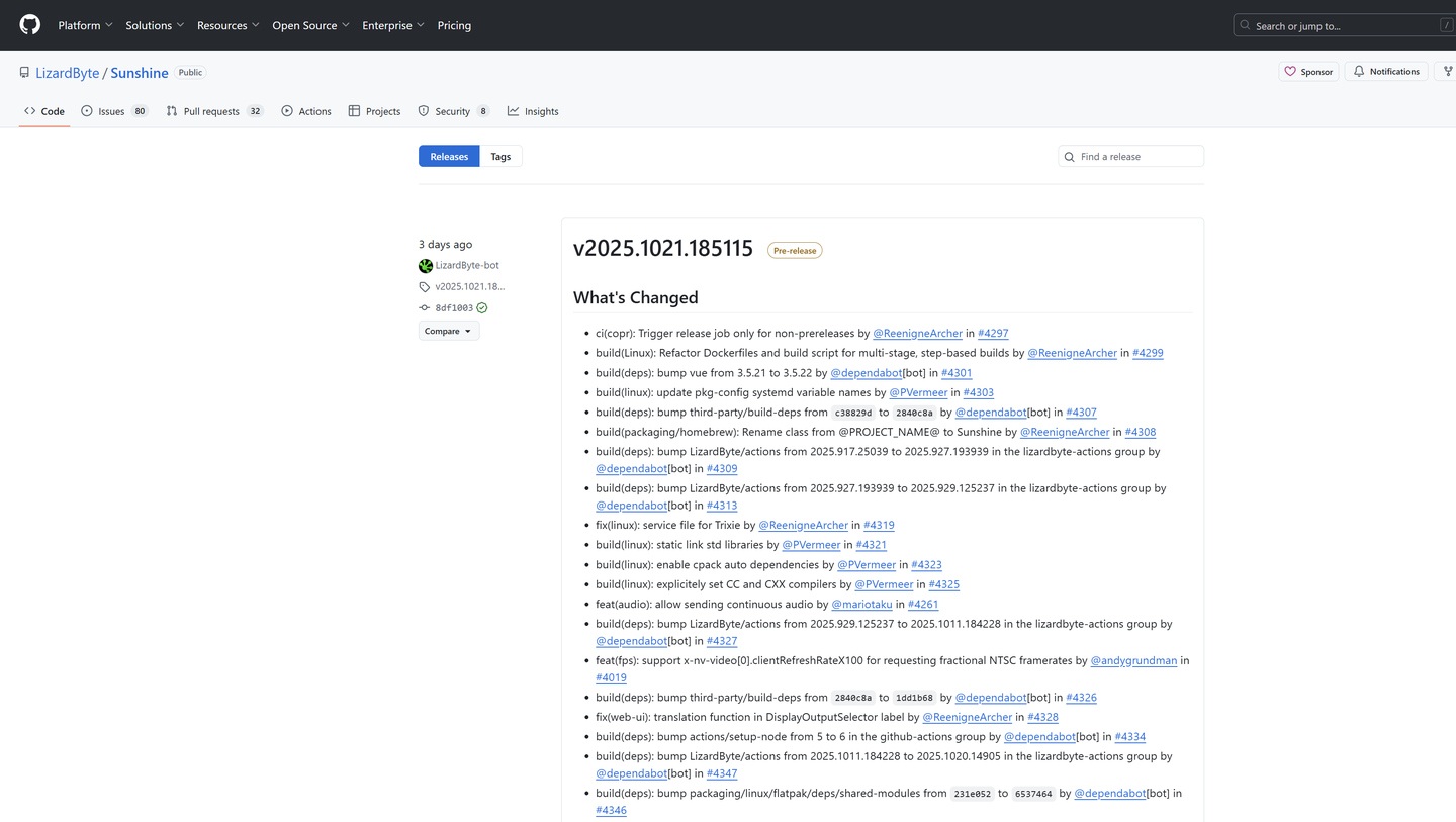 【保姆教程】PC接电视玩游戏 Sunshine与Moonlight低延迟视频串流方案 - 知乎