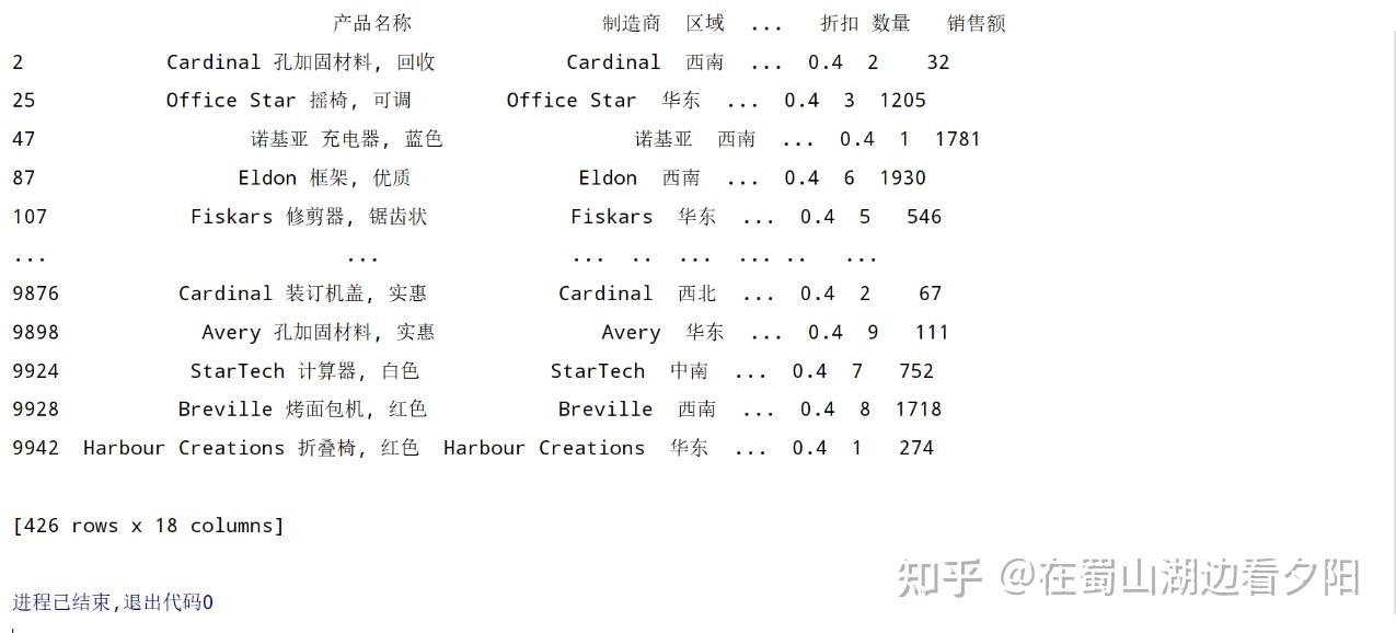 Python之pandas的常用技能【查找数据】 知乎 
