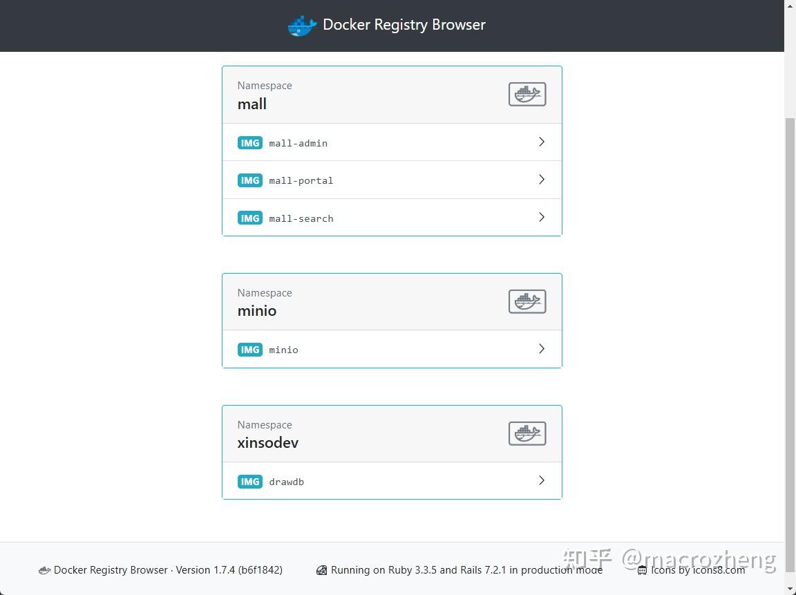 5分钟自建一个轻量级Docker镜像仓库，带可视化管理，真香！ - 知乎
