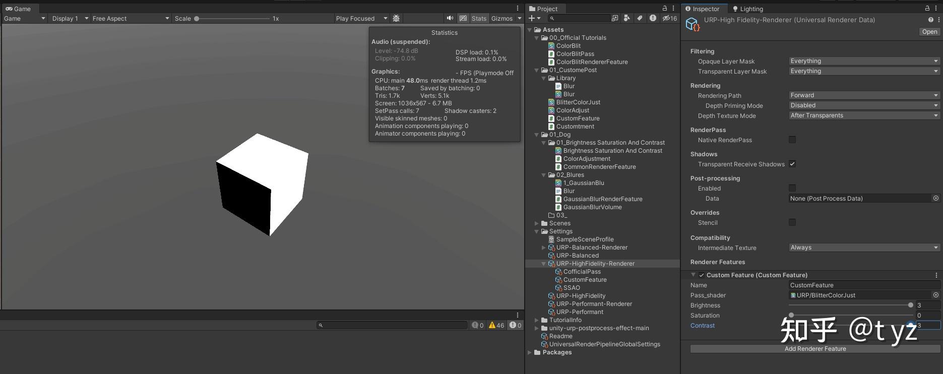 【Unity-2022】URP14 - Post Stack API - 模糊库 - 知乎