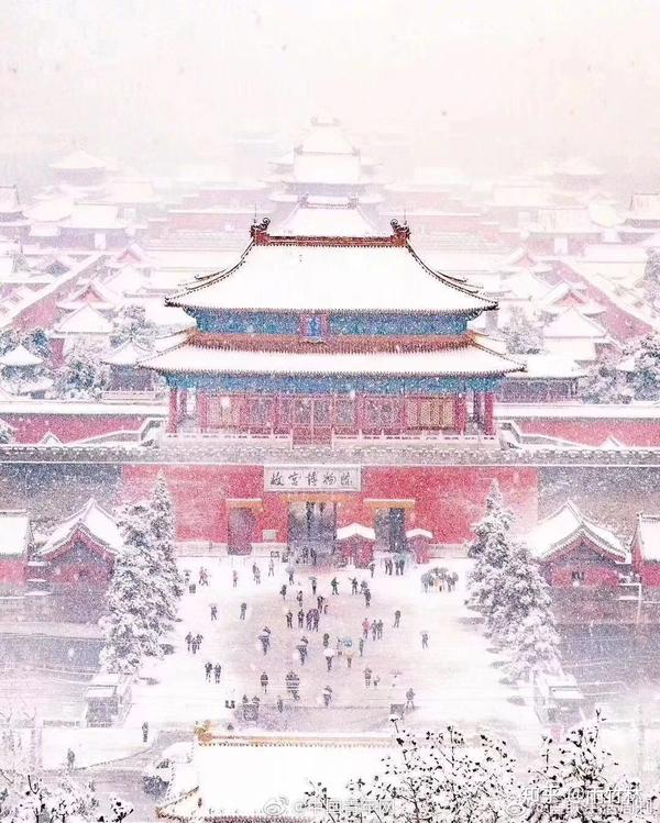 雪后故宫 知乎