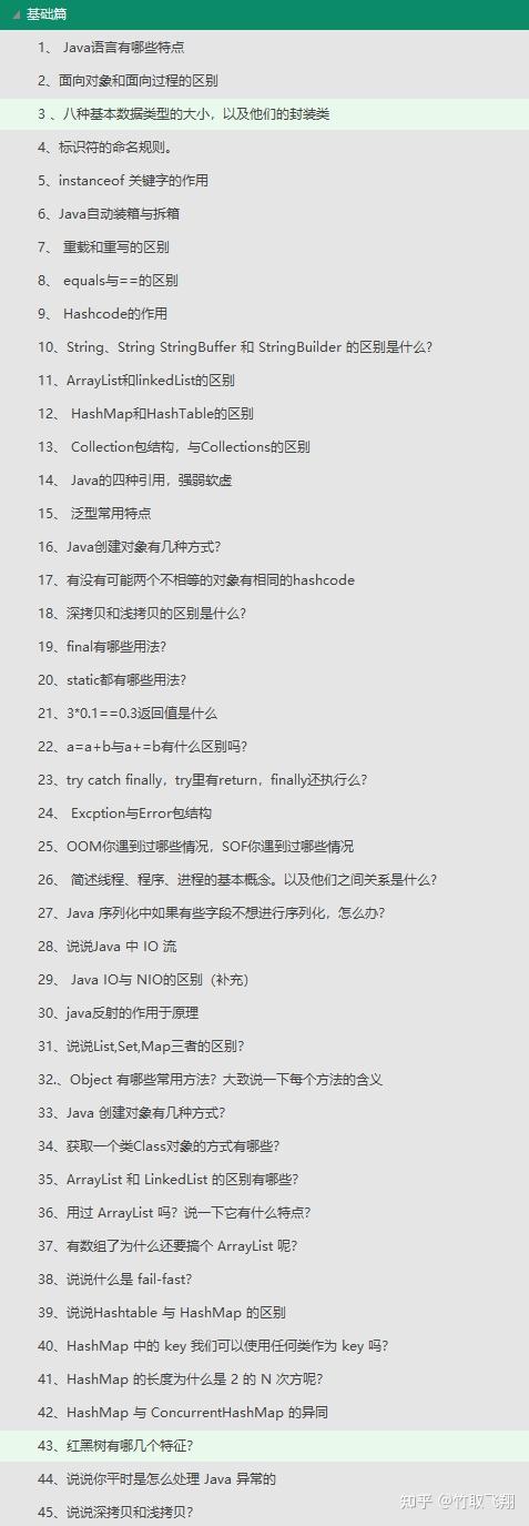 它来了！2021年金九银十最全的Java面试手册出炉，在GitHub上标星105K - 知乎