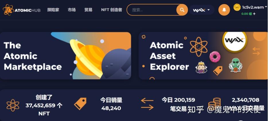 全球最大NFT游戏道具交易平台WAX揭秘 - 知乎