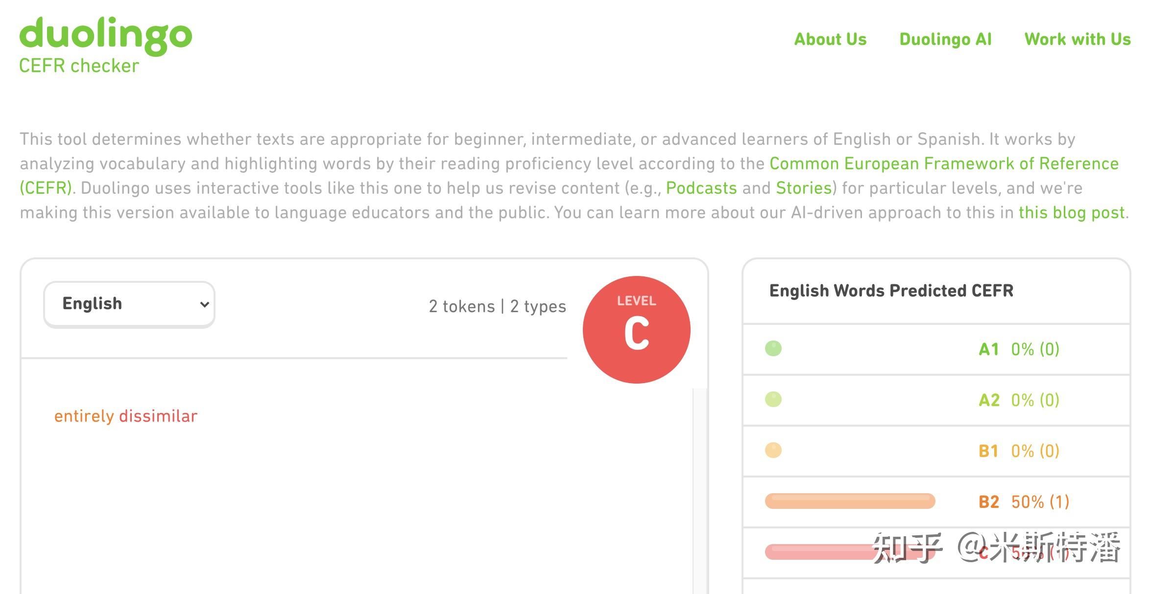 多邻国 CEFR Checker 网站打不开了？有大神知道哪里能检查写作答案的CEFR级别么？ - 知乎