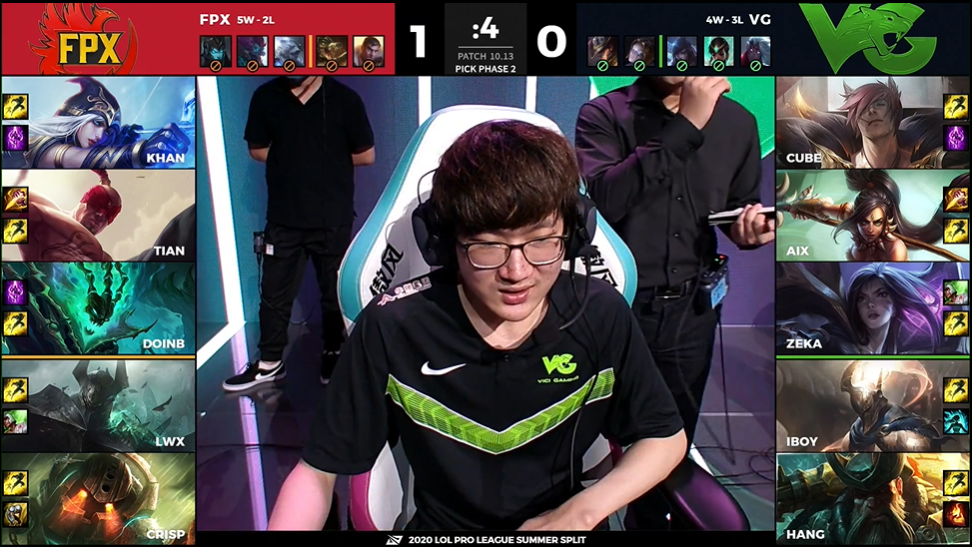 年少万兜鍪，坐断东南战未休。——2020LPL夏季赛常规赛 VG vs FPX 复盘 - 知乎