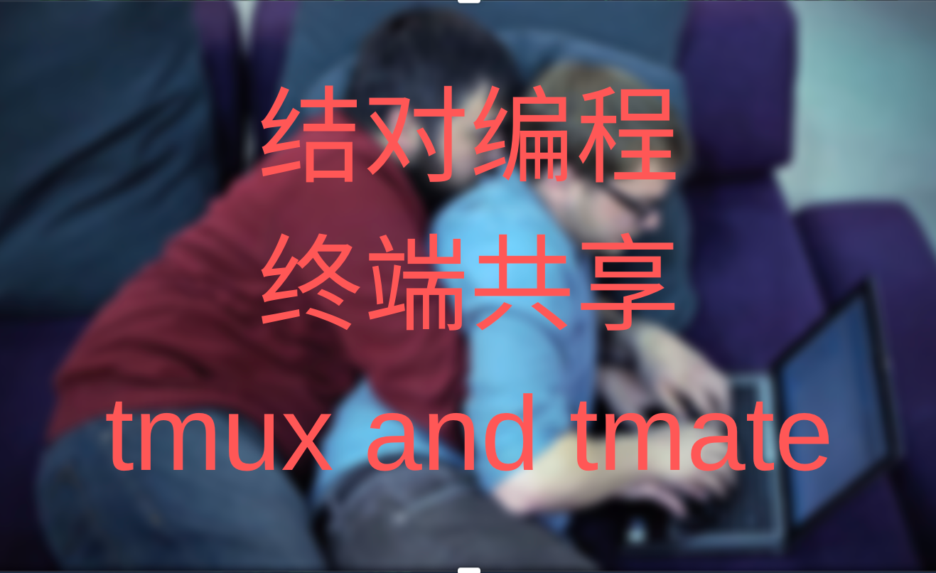 终端共享tmate实现结(gao)对(ji)编程[视频] - 知乎