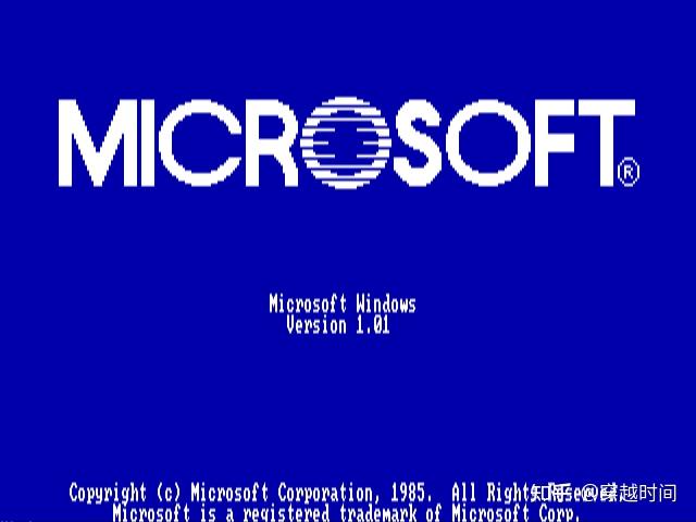 穿越时间·Windows系统的最初亮相，最早的Windows1.01终极体验 - 知乎