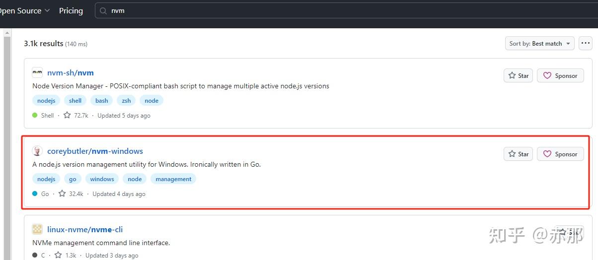 nvm的windows安装及使用 - 知乎