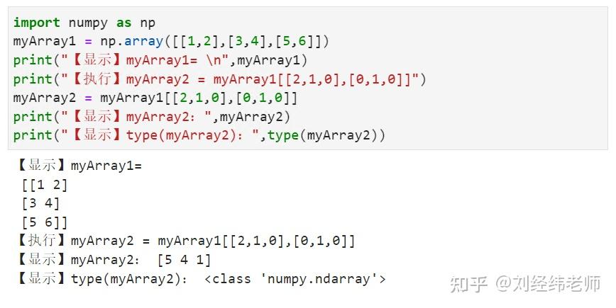Python中按照索引号（位置）从数组中提取元素 知乎 7389