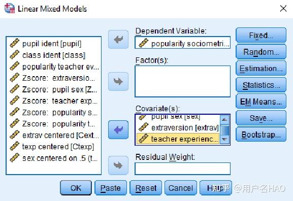 用SPSS.26分析多层模型MLM/HLM（含代码） - 知乎