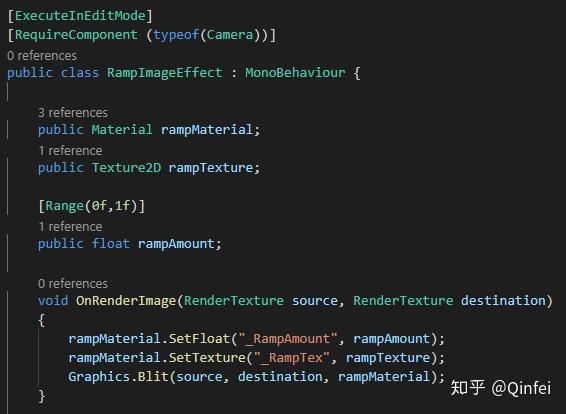 [译] 实现Unity 后处理特效 (3) _渐变 Ramp - 知乎