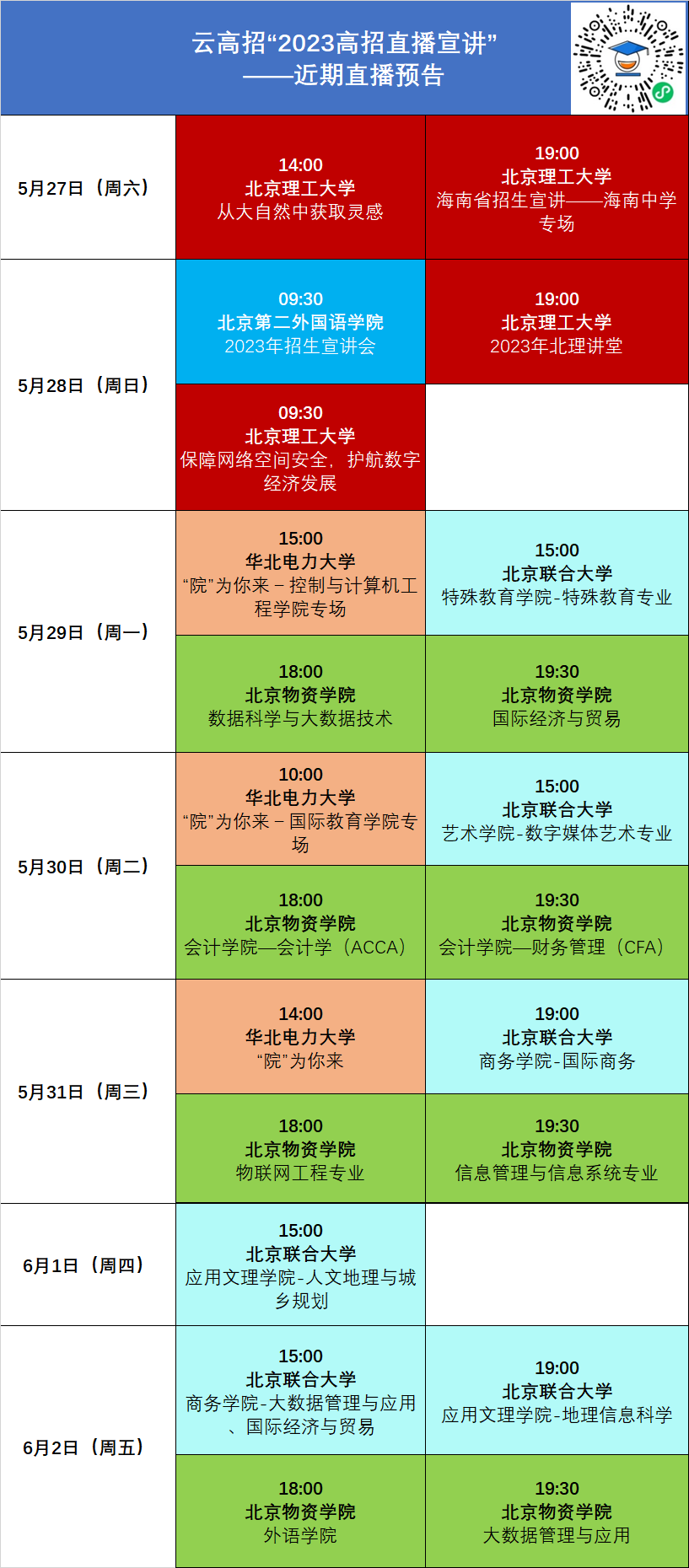 直播预告丨5月27日你关注的高校，开讲了！ 知乎