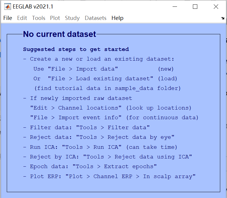 EEGlab处理步骤（对照官网Tutorials） - 知乎