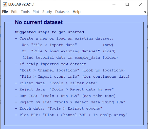 EEGlab处理步骤（对照官网Tutorials） - 知乎