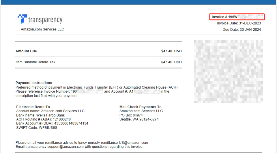 亚马逊透明计划账单支付超详细教程 - 知乎