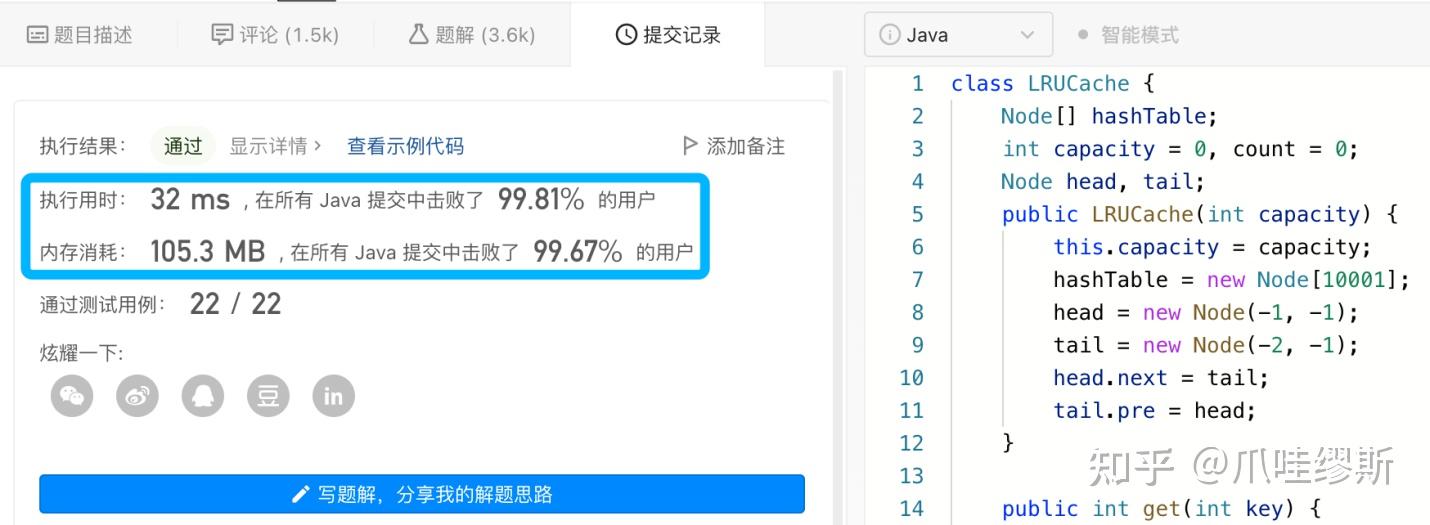 图解LeetCode——146. LRU 缓存 - 知乎