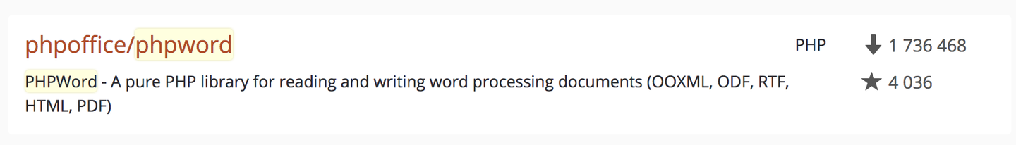 PHPWord导出word文档 - 知乎