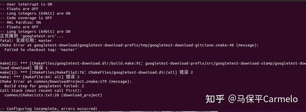 Cheetah-Software-master cmake.. 时~"无效引用：master" - 知乎