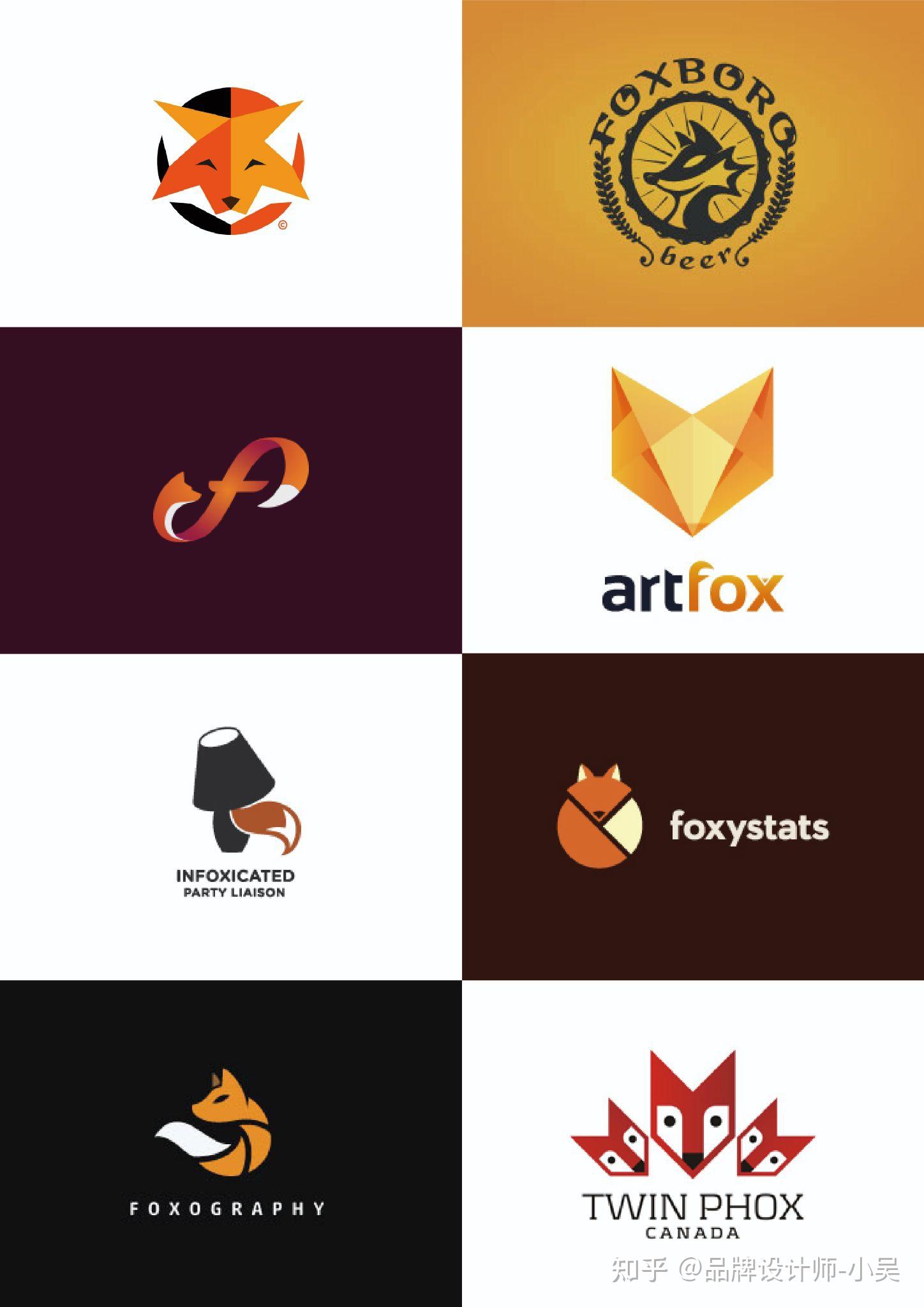 设计分享01/动物LOGO篇之狐狸🦊 - 知乎