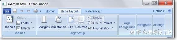 如何用Qt实现Office界面样式--QtitanRibbon - 知乎