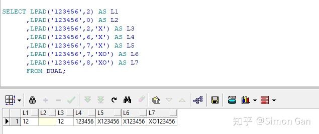 【plsql】lpad Rpad 函数 知乎 