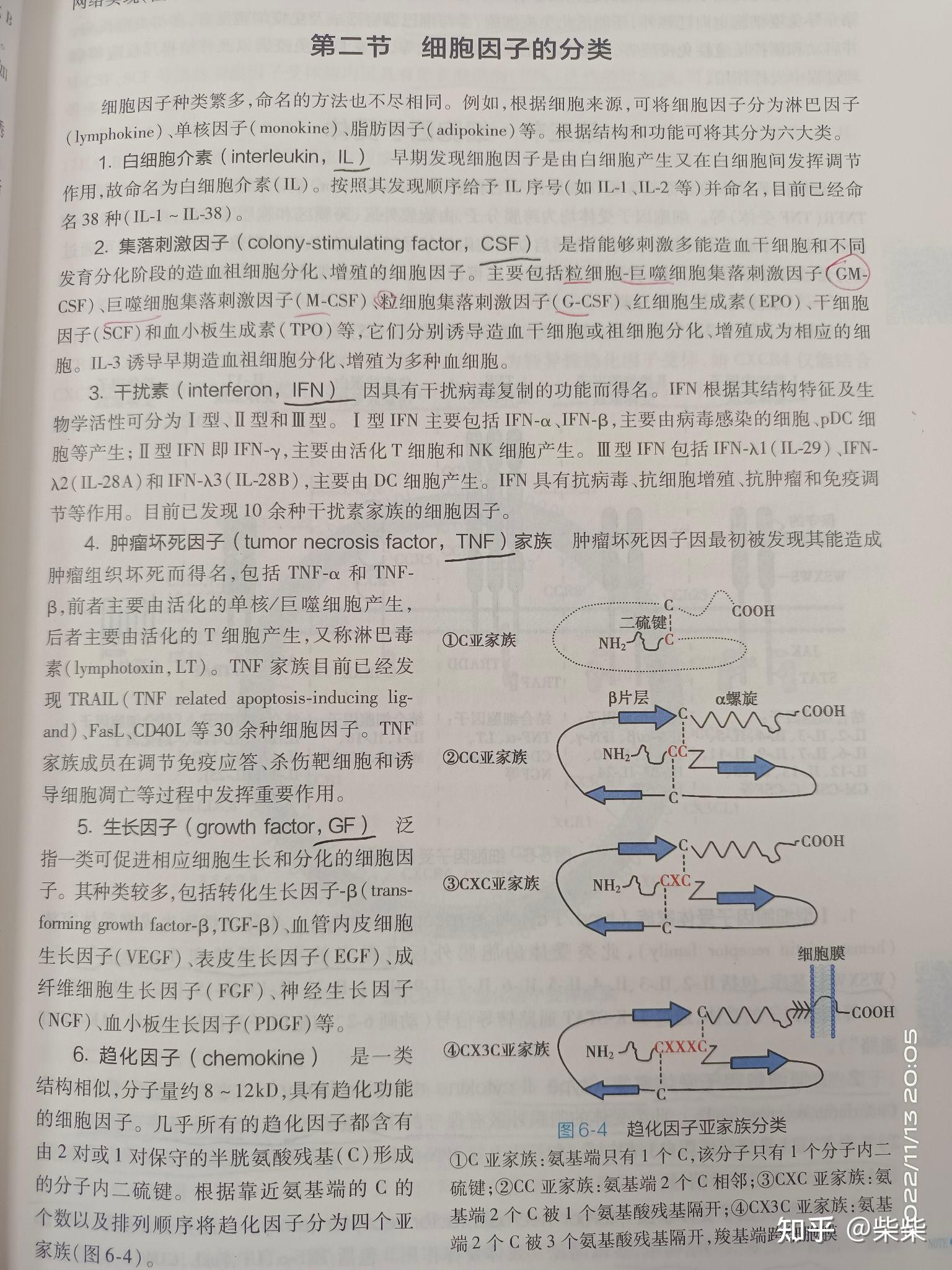 免疫学第七版 第六章细胞因子 知乎