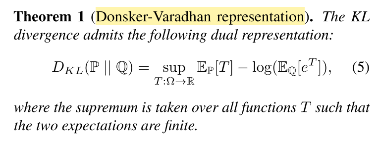 Mine Mutual Information Neural Estimation 知乎