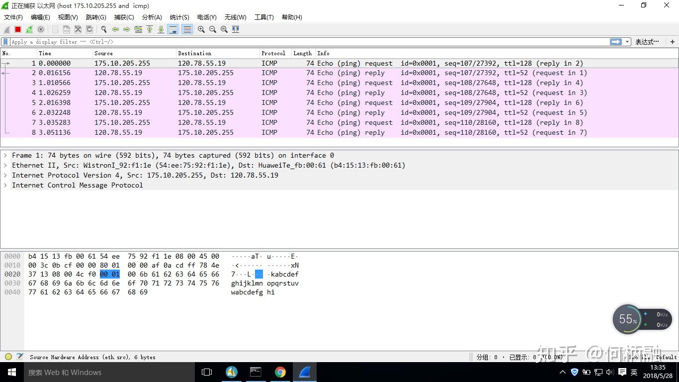 网络层 wireshark IP ICMP ARP分析 - 知乎