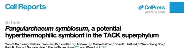 Cell Reports｜中山大学李文均/中国科学技术大学花正双团队合作揭示未培养的盘古古菌的生态功能和共生生活方式 - 知乎