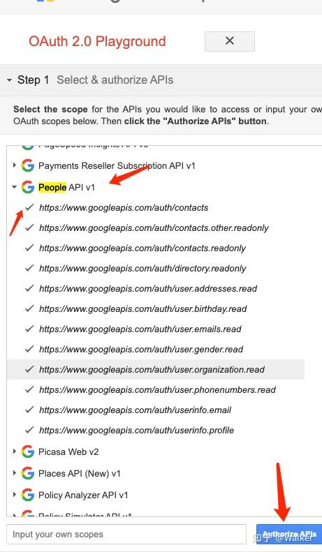 Google授权 ：OAuth 2.0 Playground的使用（1） - 知乎