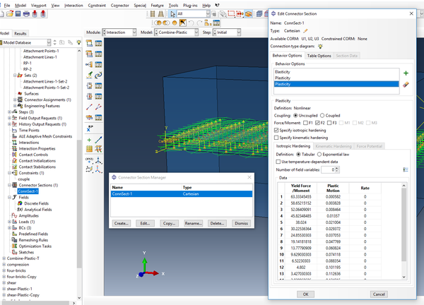 ABAQUS-connector单元的应用 - 知乎