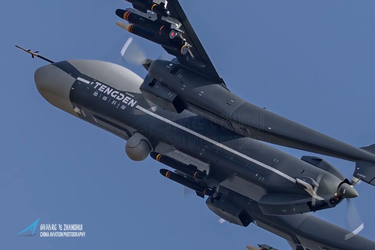 TB-001“双尾蝎”察打一体无人机东海上空巡弋，日本航空自卫队称为“双尾恶魔”。 - 知乎