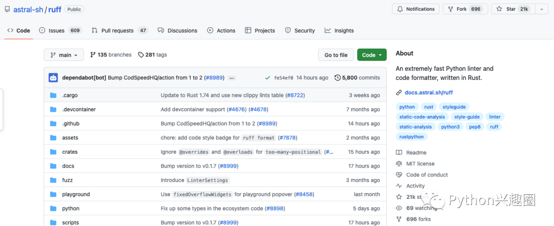 新一代 Python 代码纠错工具Ruff，突出一个字“快”！ - 知乎