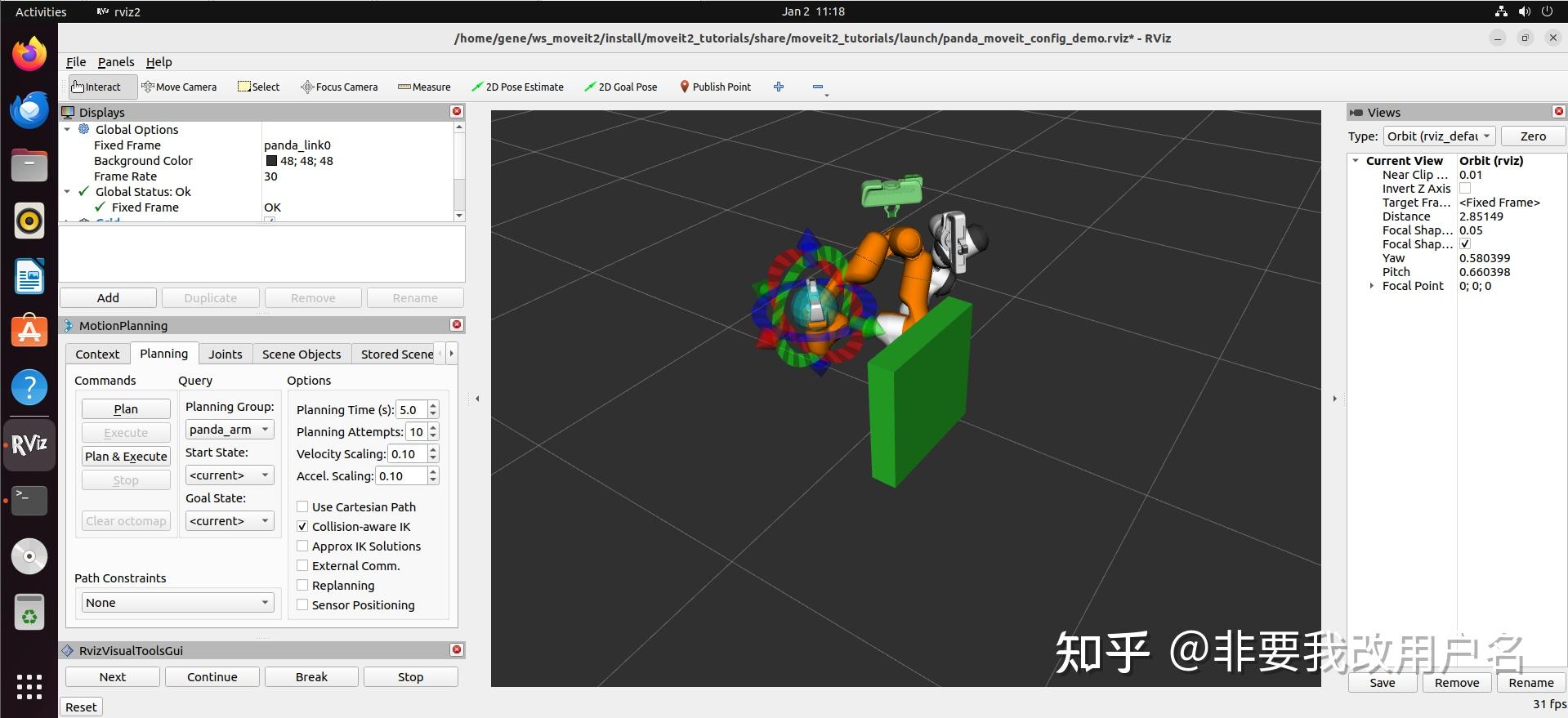 ubuntu 22.04 安装 moveit2 - 知乎