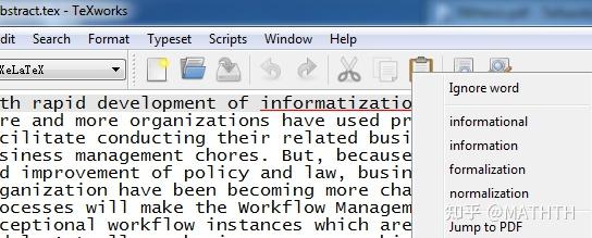 TeXworks 使用指南 - 知乎