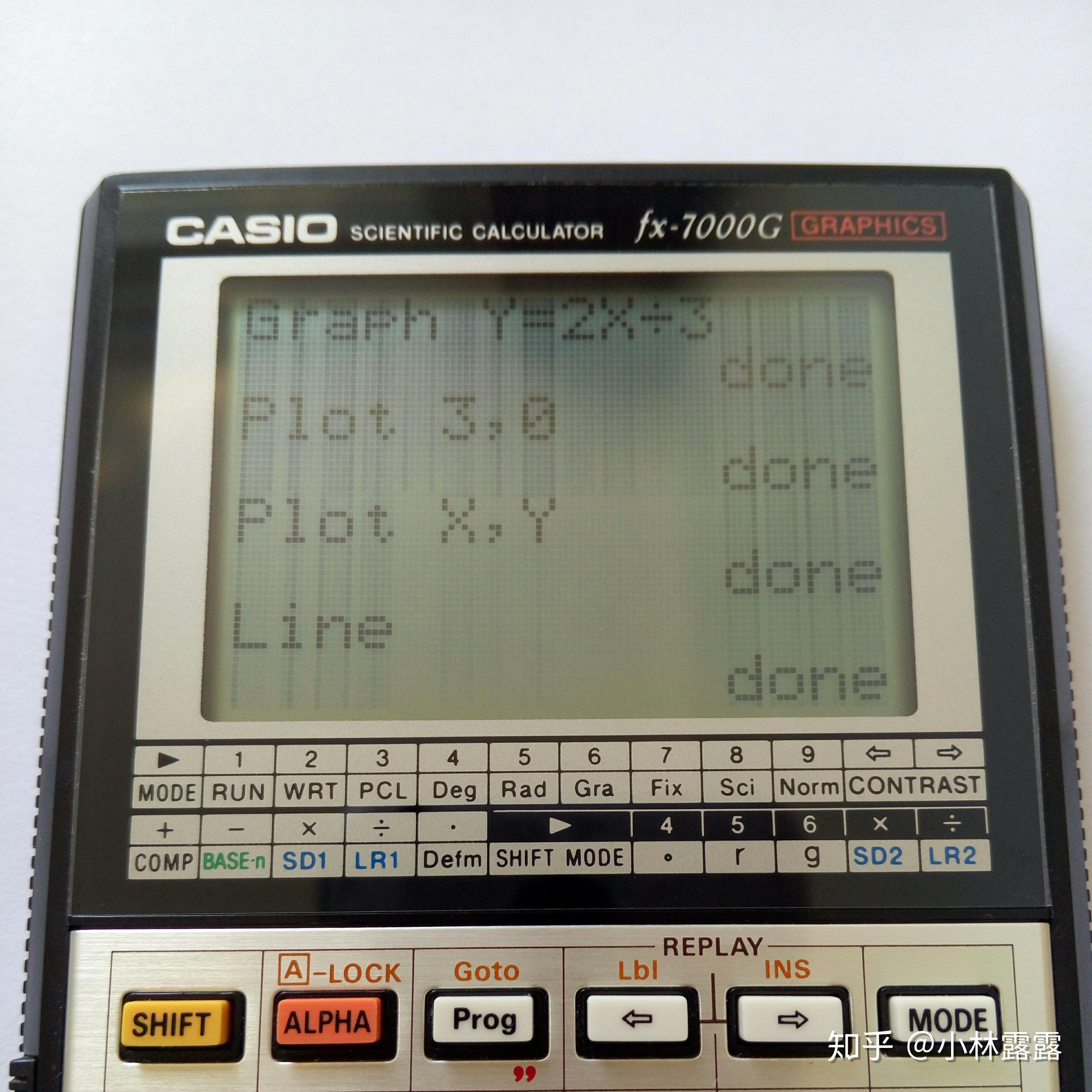 世界首款图形计算器——卡西欧 fx-7000G - 知乎