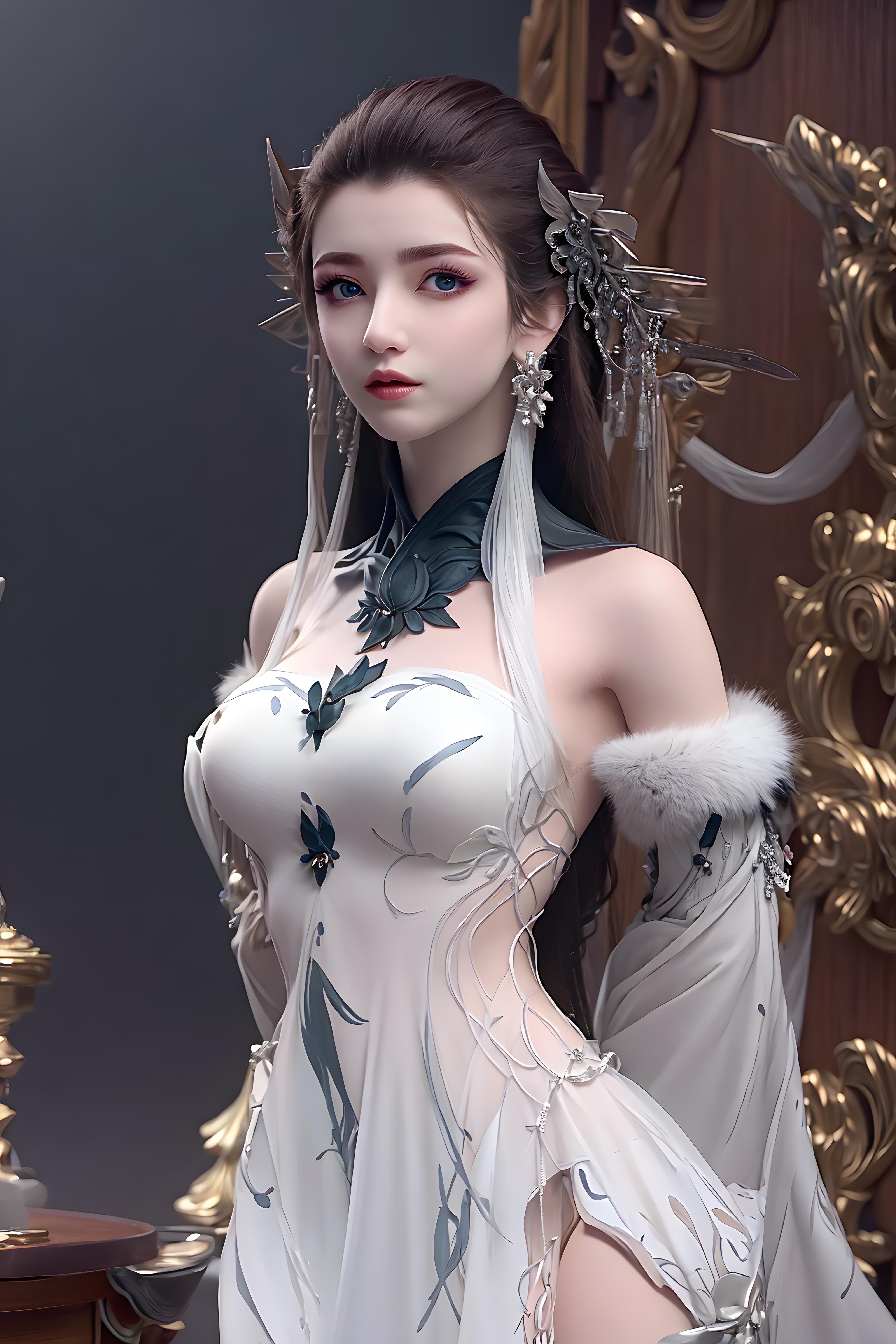 2550张Ai绘画国漫白亦君 电脑ai绘画动漫国漫角色斗罗斗破云韵美杜莎手机高清壁纸插画模型 - 知乎