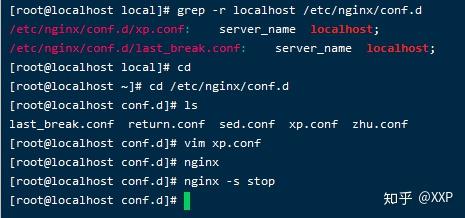 nginx: [warn] conflicting server name "localhost" on 0.0.0.0:80, ignored - 知乎