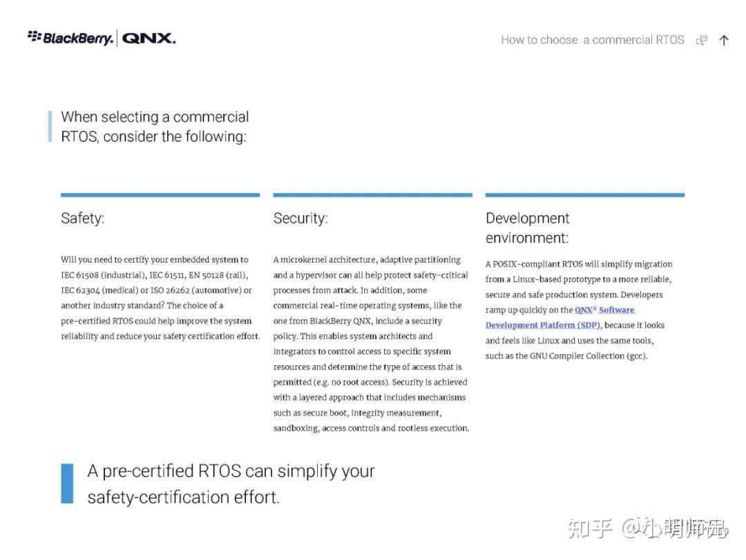 QNX实时操作系统 - 知乎