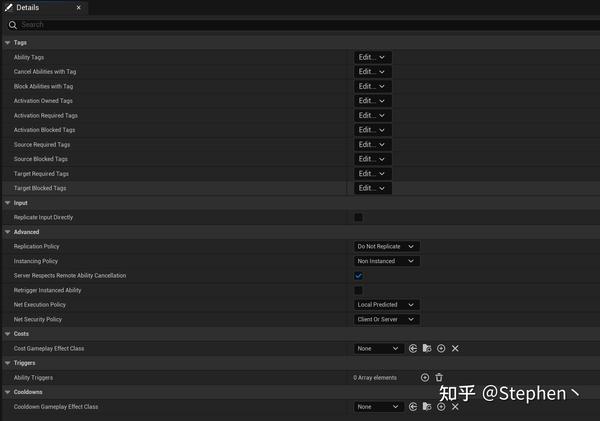 GAS GameplayAbility简析 - 知乎